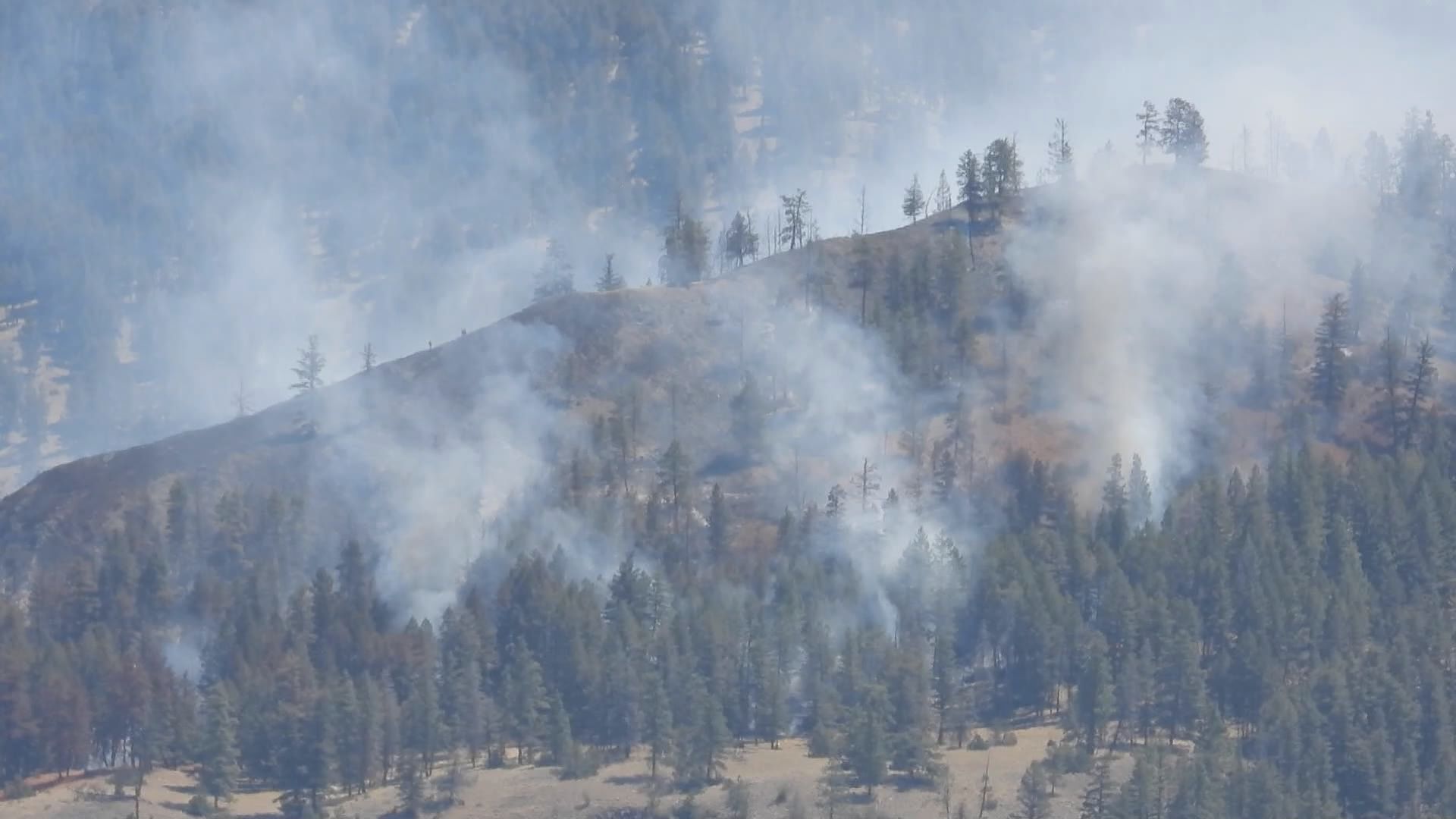 Out-of-control August Lake wildfire burning outside of Princeton, B.C.
