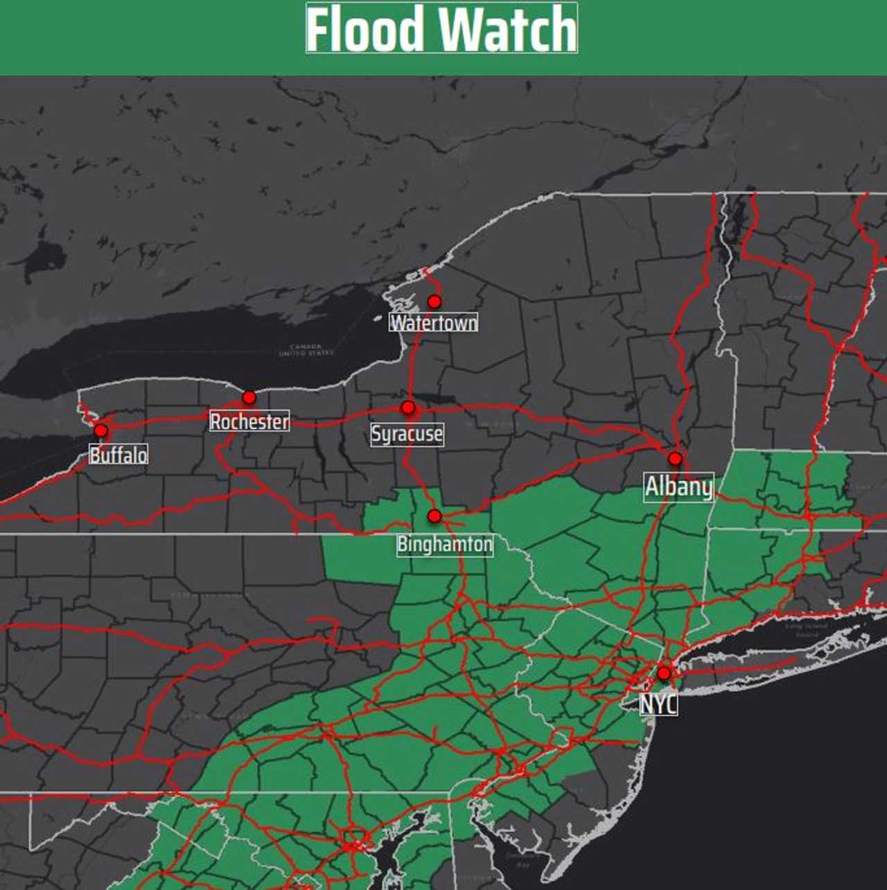Flash Flood Warning Issued In Rockland, Westchester, As Heavy Rain ...
