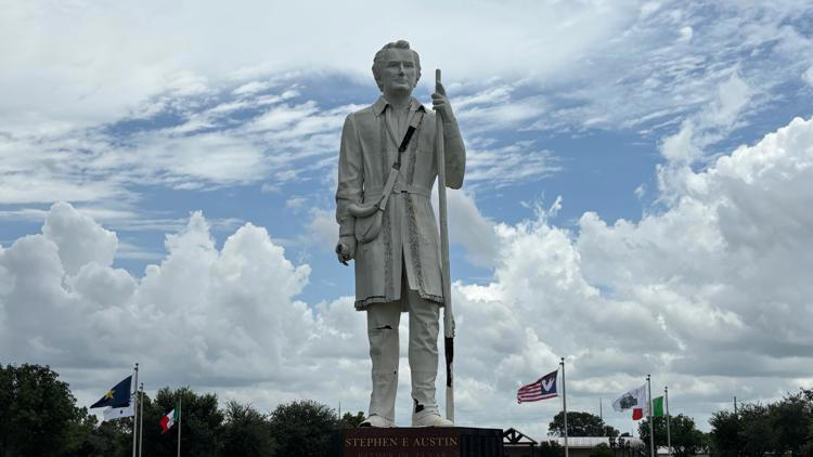Iconic Stephen F. Austin statue along Highway 288 to be rebuilt after ...