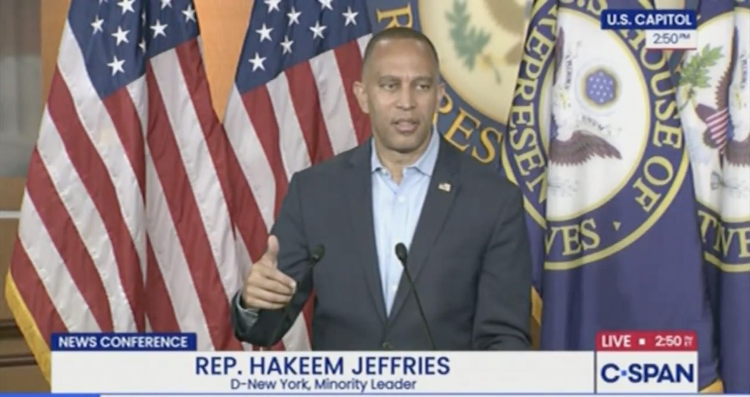 Hakeem Jeffries Attacks Trump Over Epstein: ‘The American People ...