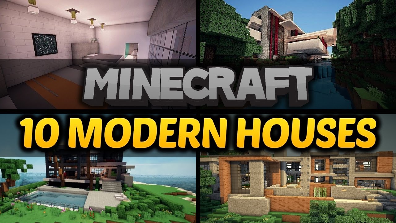 10 Minecraft Modern Houses – Amazing Minecraft Builds