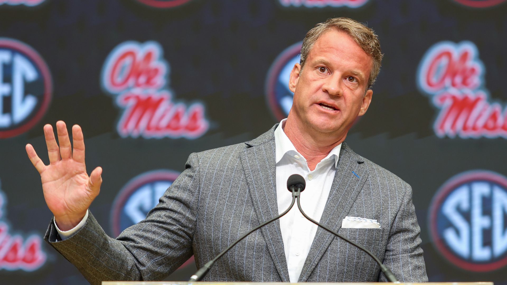 SEC MEDIA DAYS: Lane Kiffin talks the 2025 football season from Atlanta