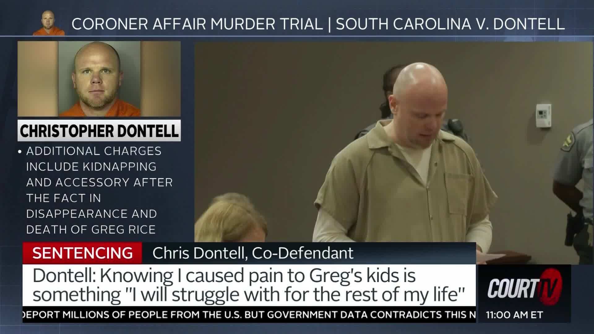 Christopher Dontell Tearfully Apologizes At Sentencing