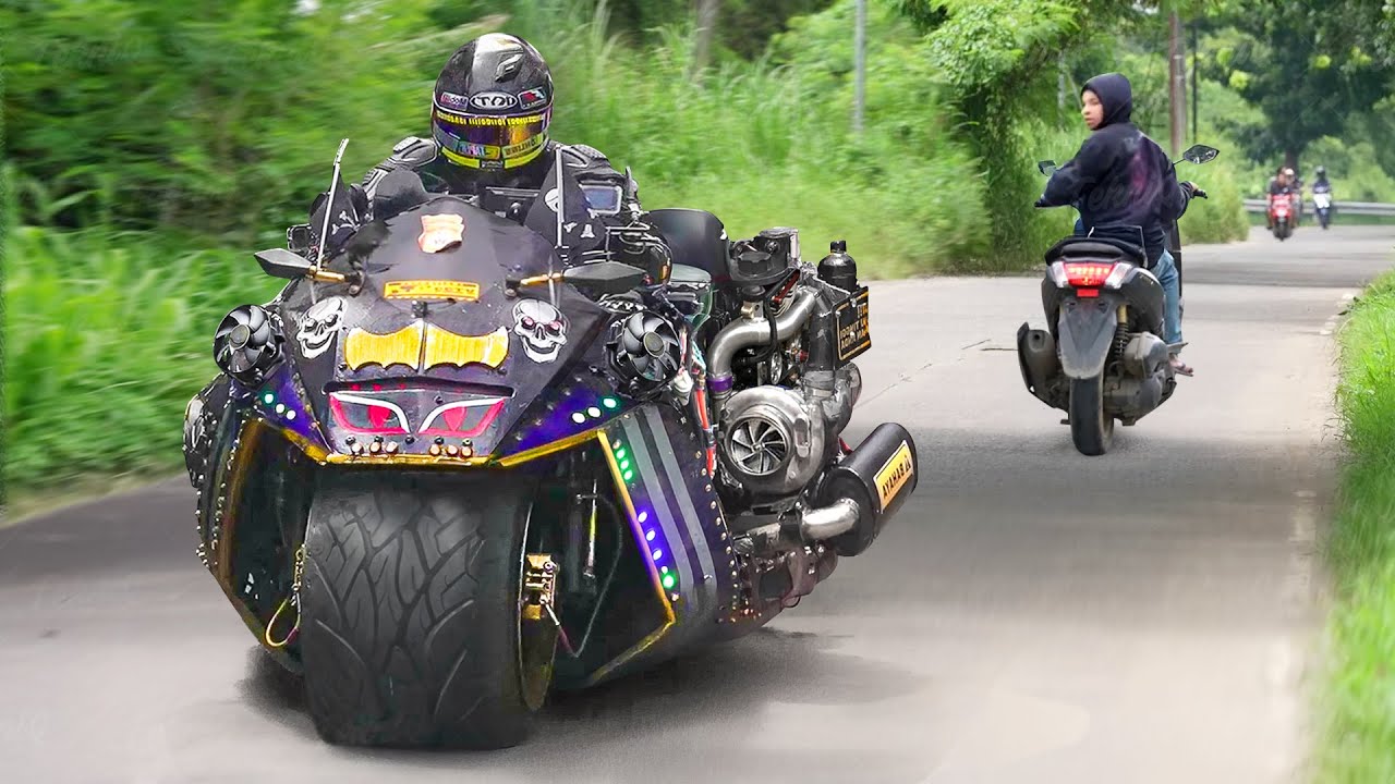 Initiating the grand Batman motorcycle in Indonesia