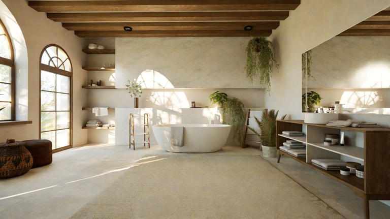 24 Inexpensive Bathroom Ceiling Ideas That Add Huge Design Impact