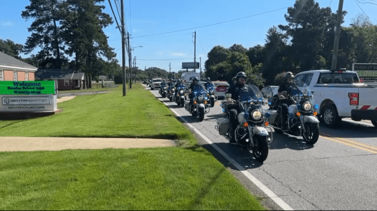 Funeral procession held for Columbus Fire and EMS firefighter