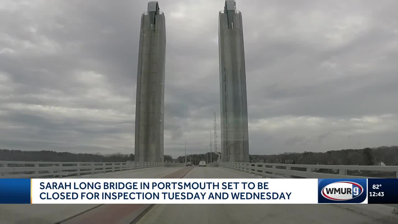 Sarah Long Bridge in Portsmouth set to be closed for inspection Tuesday ...