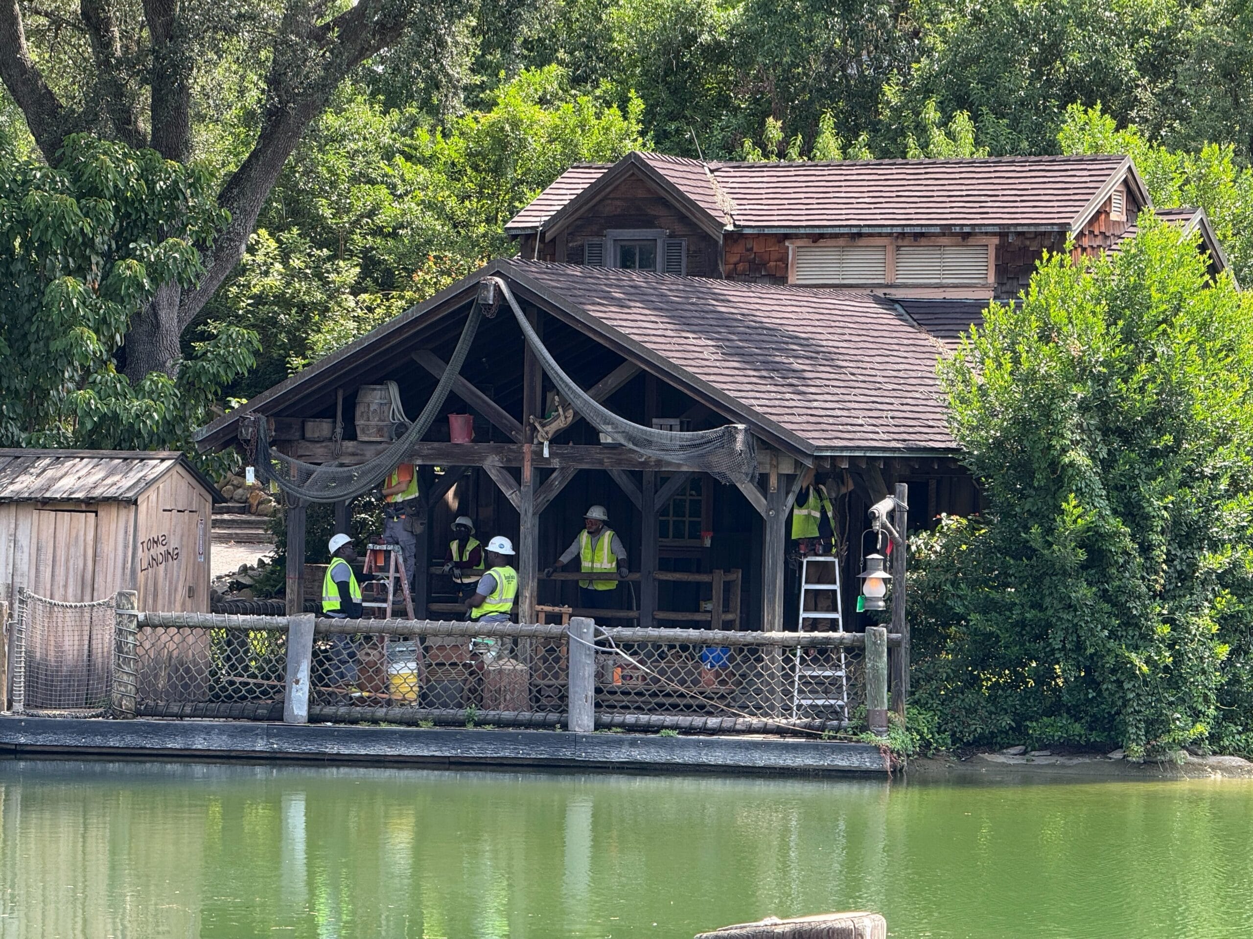 Rivers of America Draining Begins at Magic Kingdom