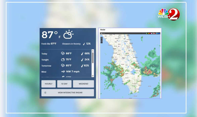 NWS radar goes down at 2 locations as low sits offshore | How to access ...