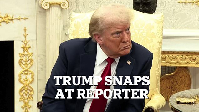 Trump snaps after he's asked 'how far' he'll hit back at Putin
