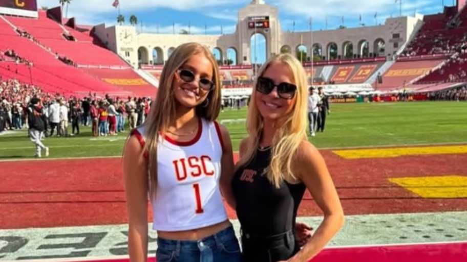 Lane Kiffin’s reconciled wife Layla rocks Ole Miss cowboy boots, dress ...