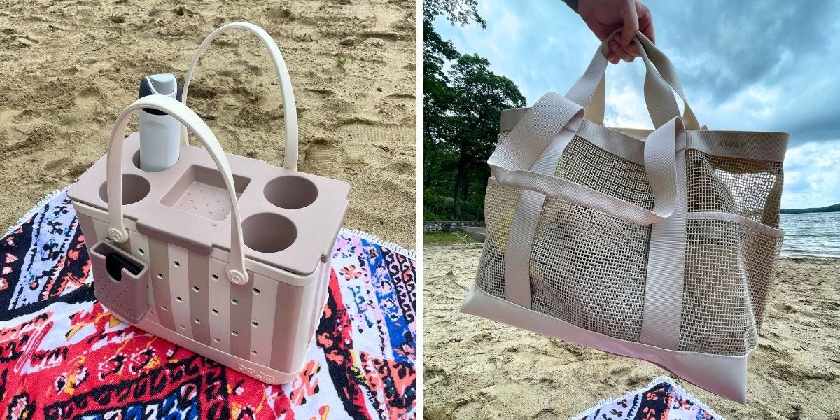 The beach bags for comfortable summer schlepping, from the viral Bogg ...