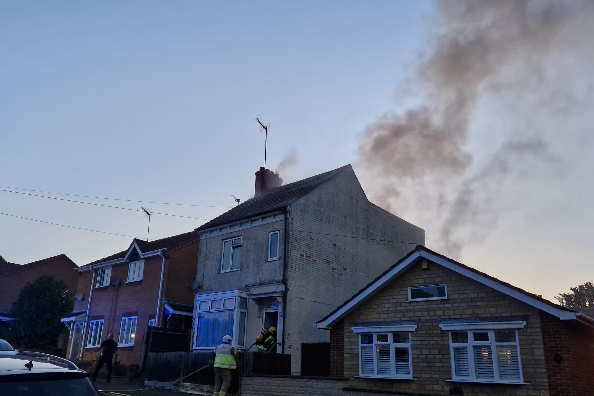Emergency services called to Kettering house fire