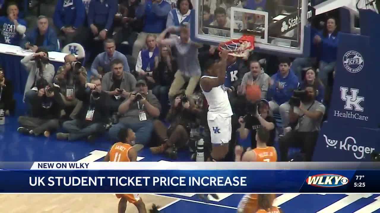 UK increasing student ticket prices for 2025-26 season