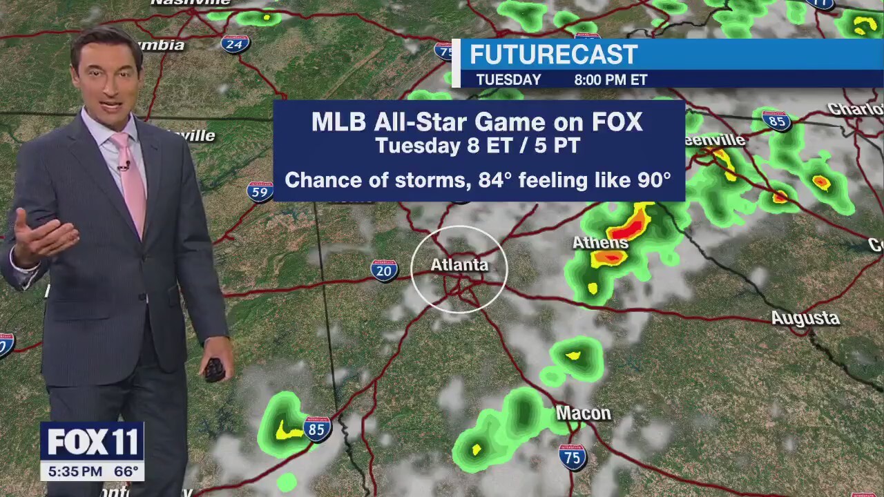 Weather Forecast for Monday, July 14