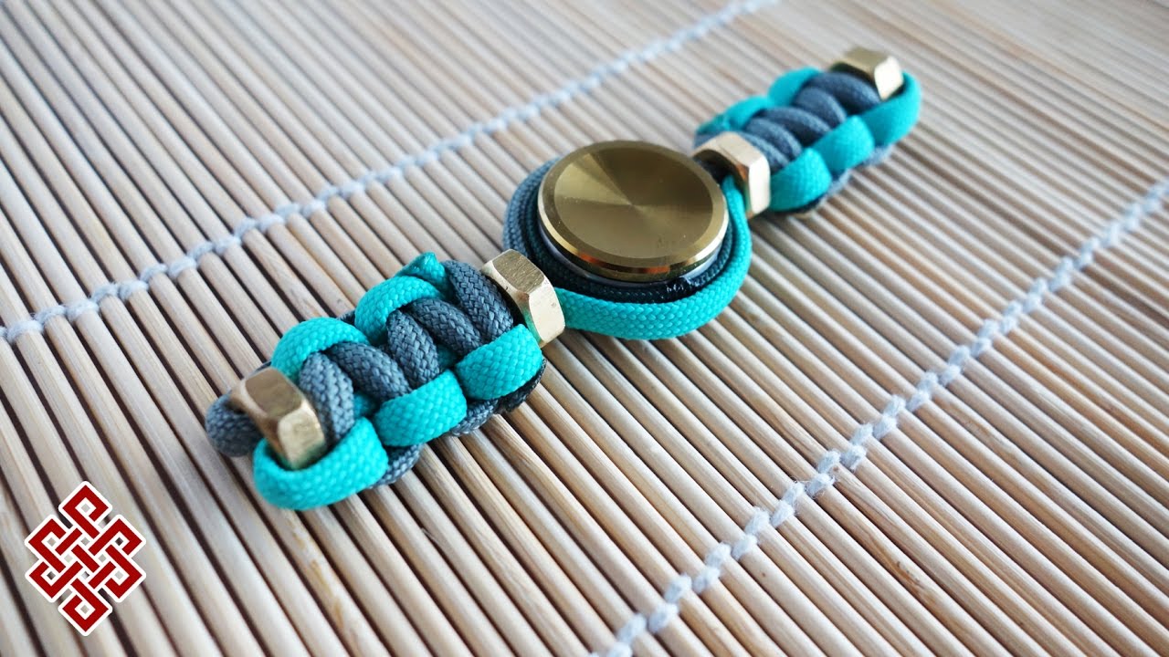 How To Make a Cobra Hex Paracord Fidget Spinner Tutorial