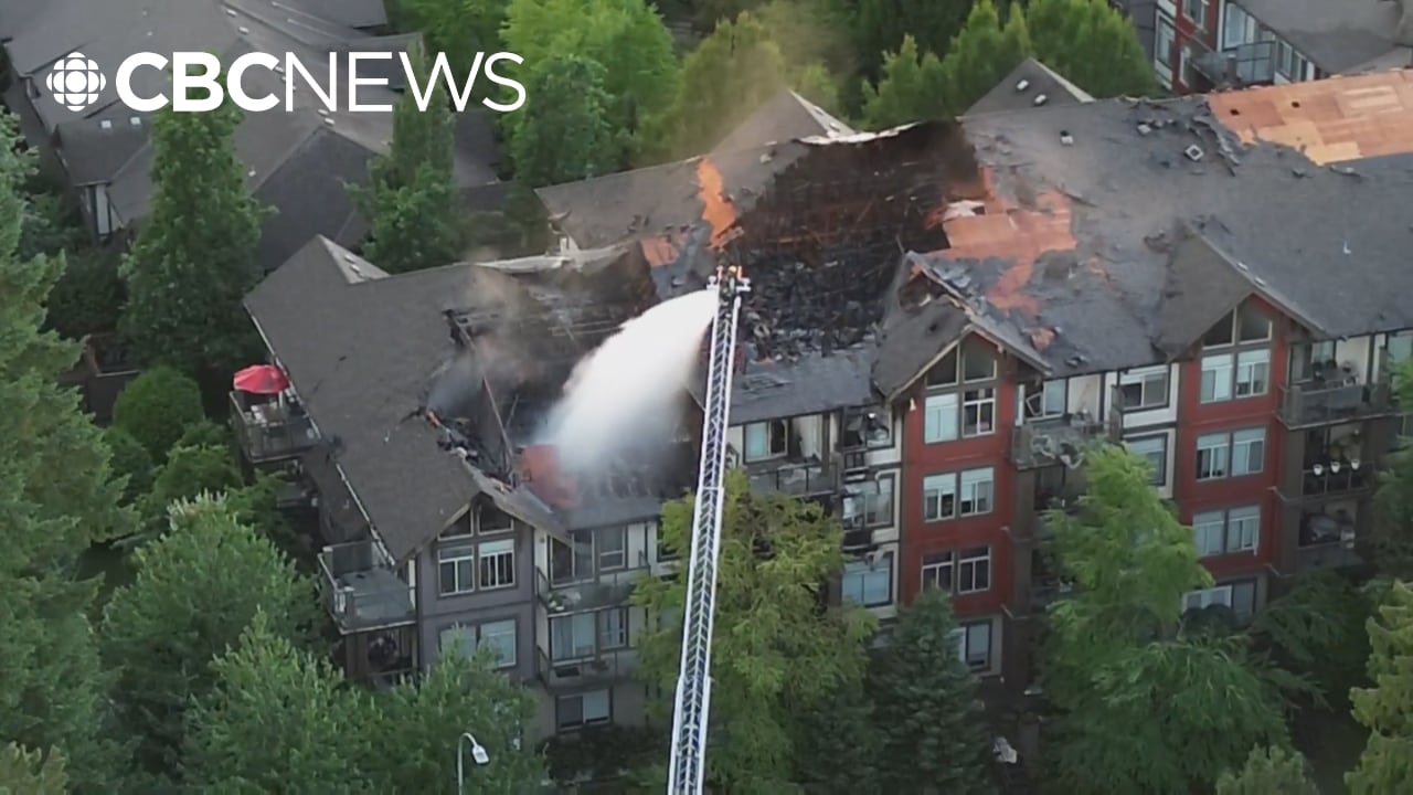 Over 100 people displaced by Surrey condo fire