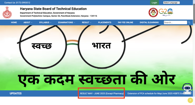 HSBTE results 2025 for May/June diploma courses released at hsbte.org ...