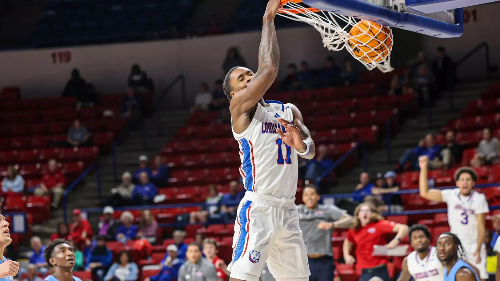 Talvin Hester, Kaden Cooper, and AJ Bates talk Dunkin’ Dogs Basketball ...
