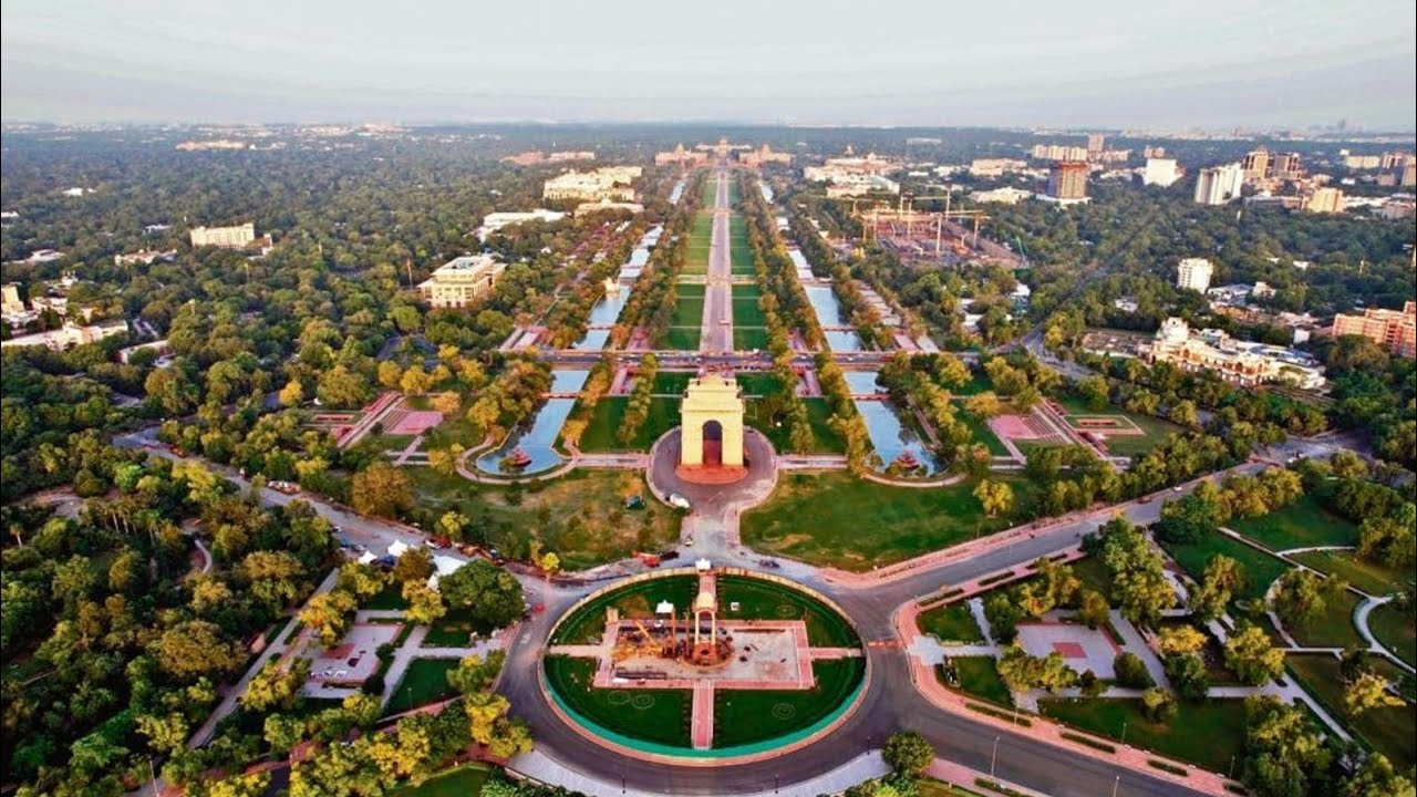 Central Vista 🇮🇳 – New Delhi’s Grand Makeover Seen From the Sky