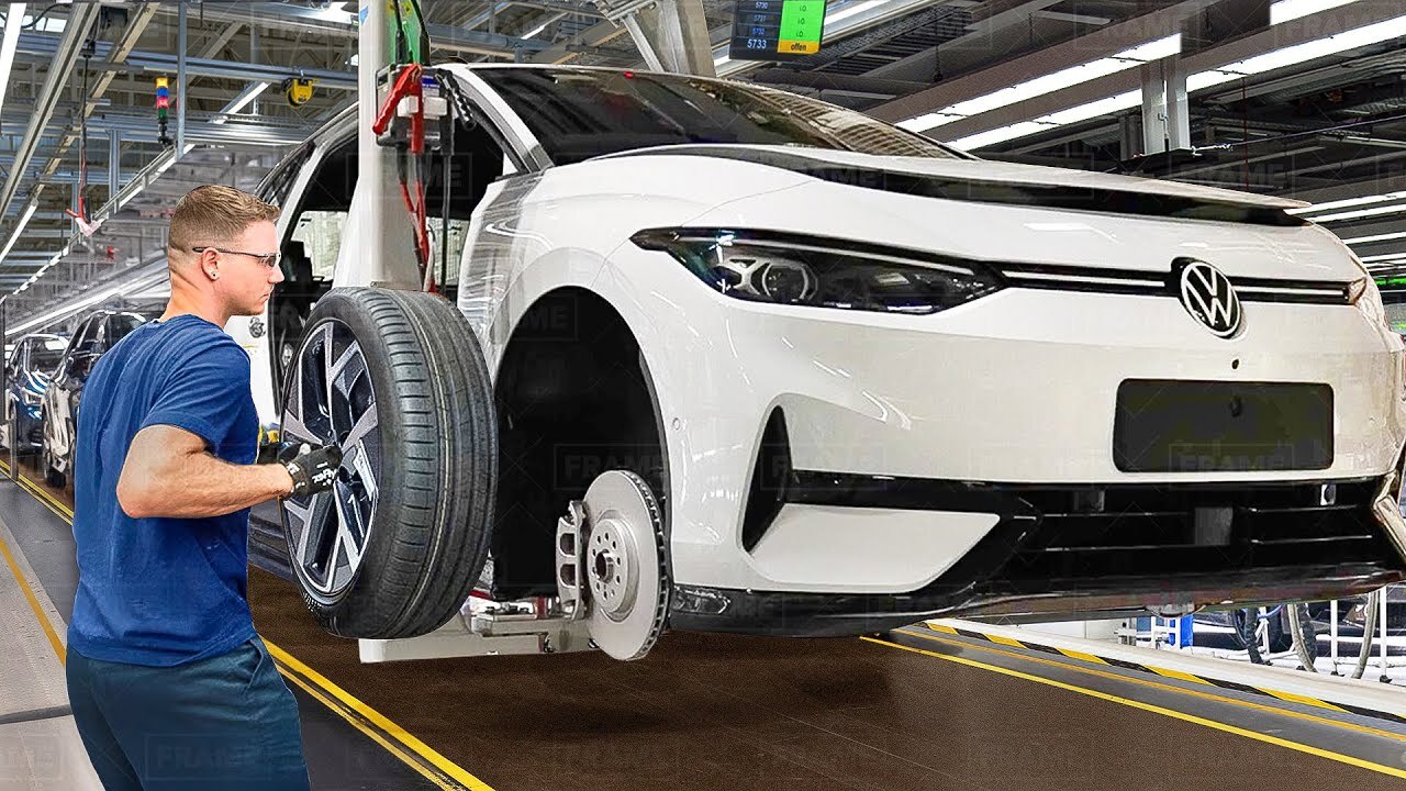 Exploring a cutting-edge German factory that builds electric vehicles ...