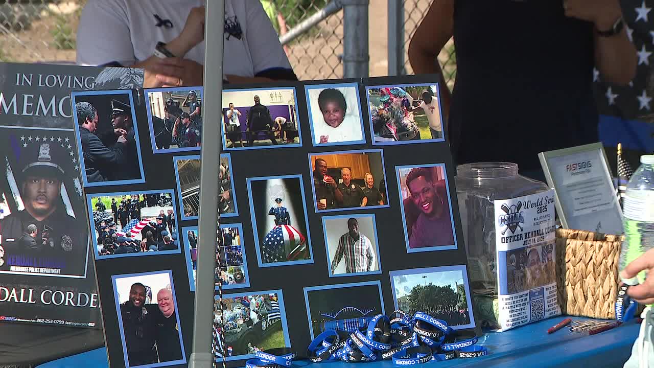 Milwaukee police officer Corder dies; baseball league pays tribute