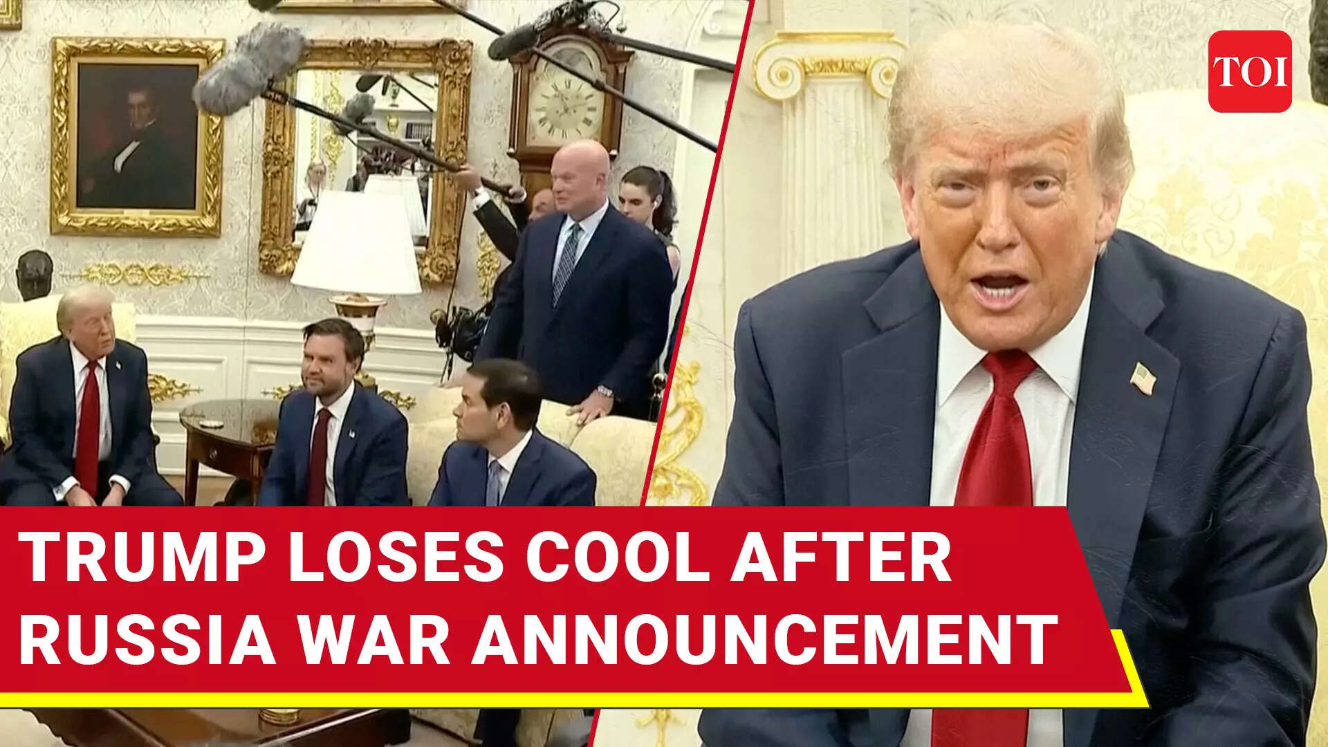 Trump FUMES At ‘How Will U.S. Respond To Russia’ Question, Shuts ...
