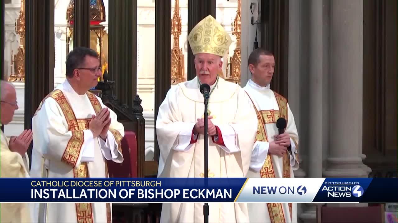 Bishop Eckman installed as Pittsburgh's new Catholic bishop