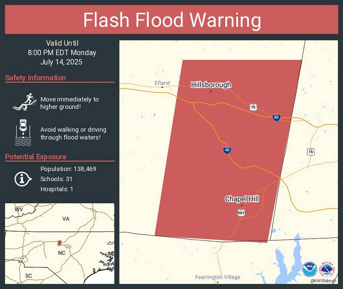 Flash flood warning issued for Orange County as it recovers from ...
