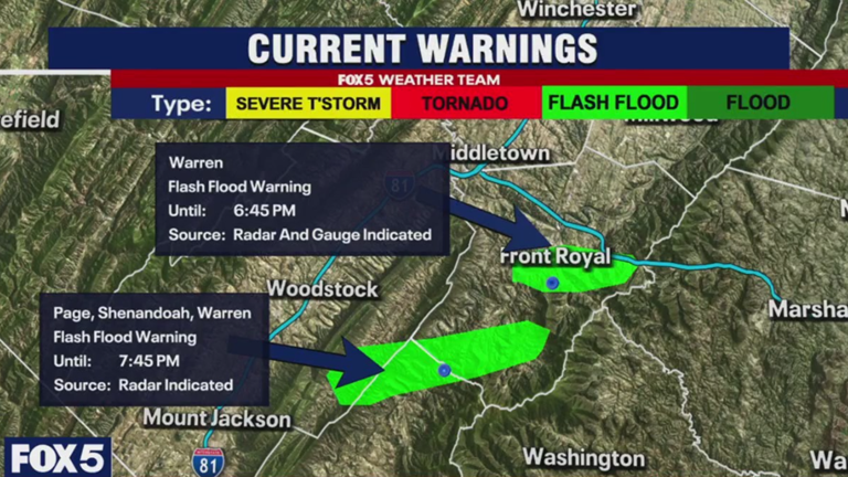 Severe weather in DC, Maryland, Virginia: Flash floods cause damage ...