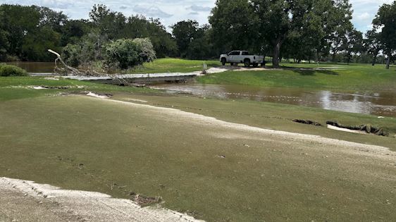 Flood Turns Golf Course Into Water Hazard