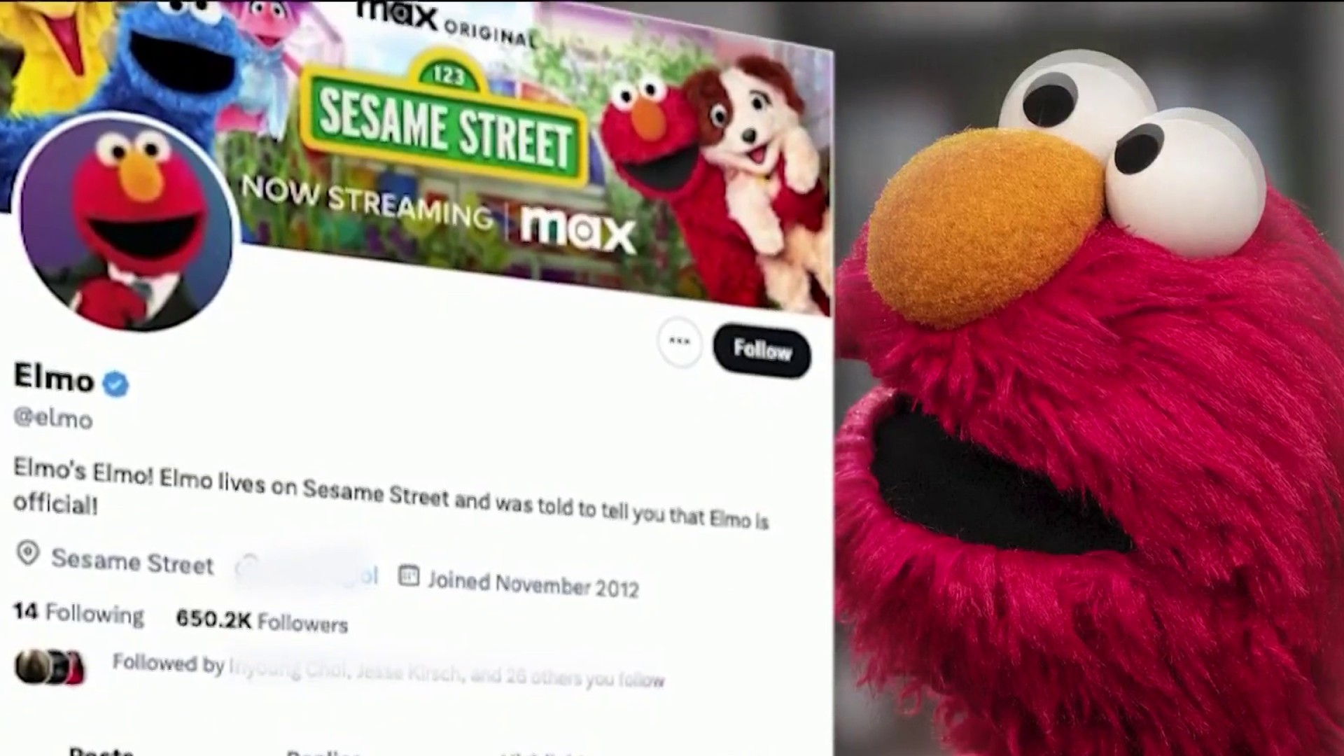 Elmo’s X count hacked ahead of Senate vote on public media funding
