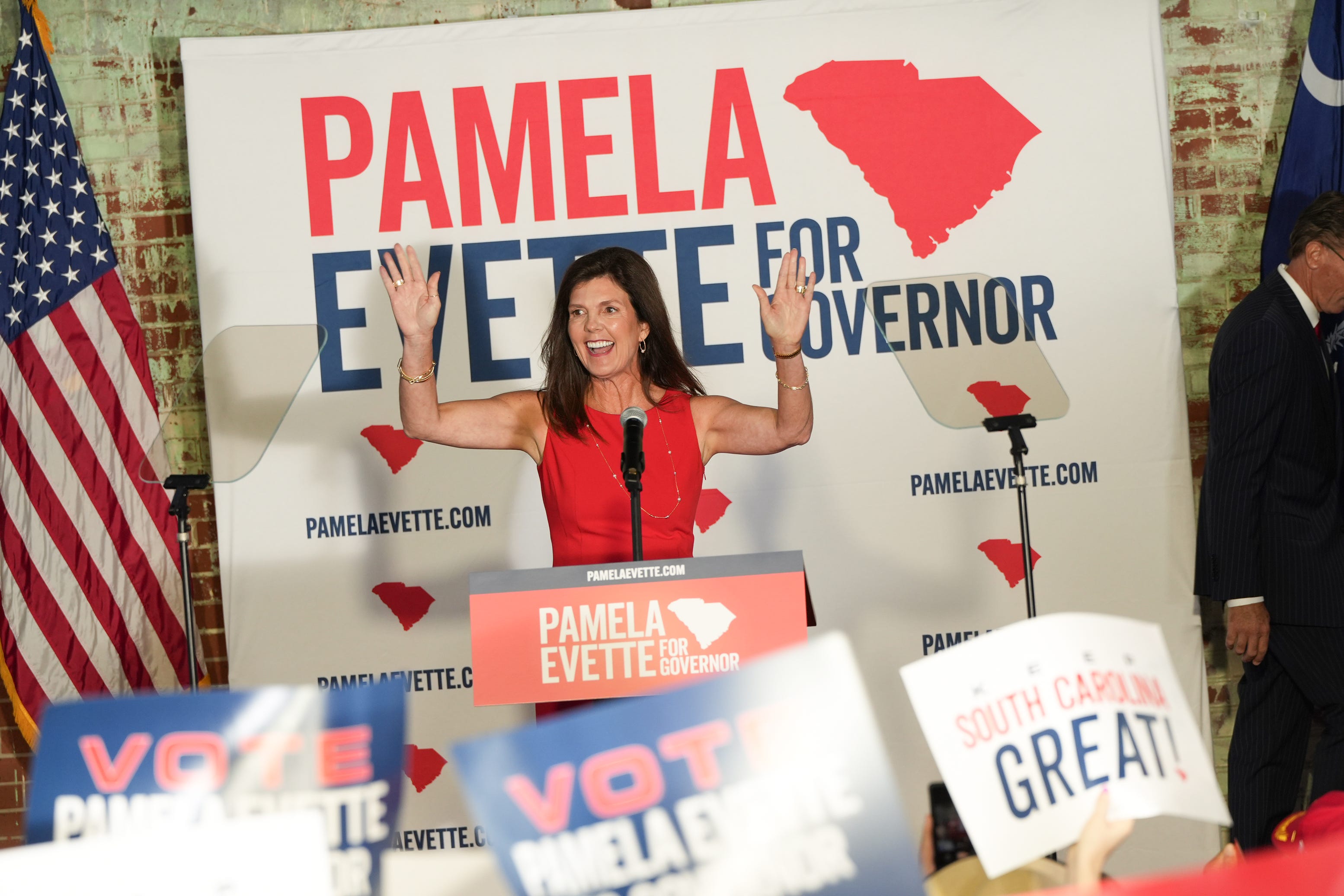 Lt. Gov. Pamela Evette makes it official and enters 2026 race for South ...