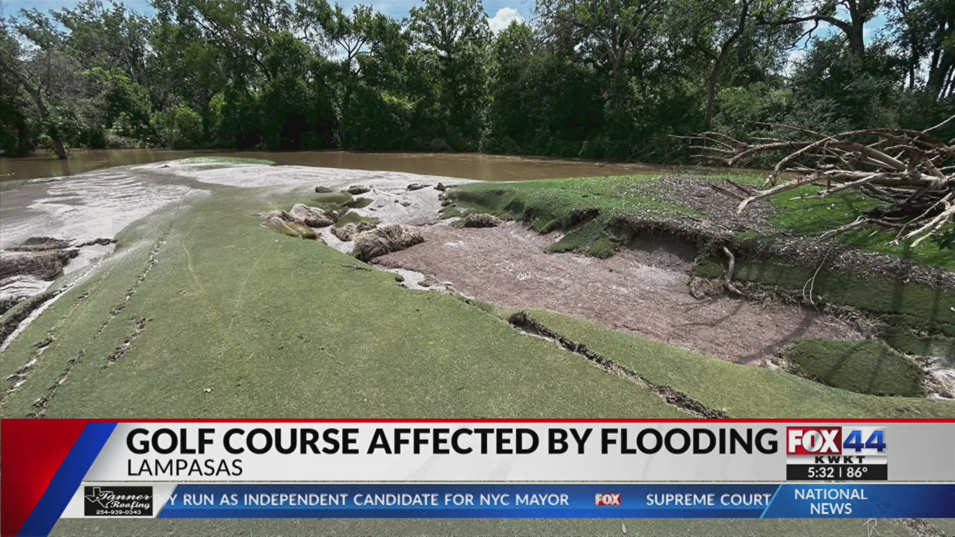 Flood Turns Golf Course Into Water Hazard