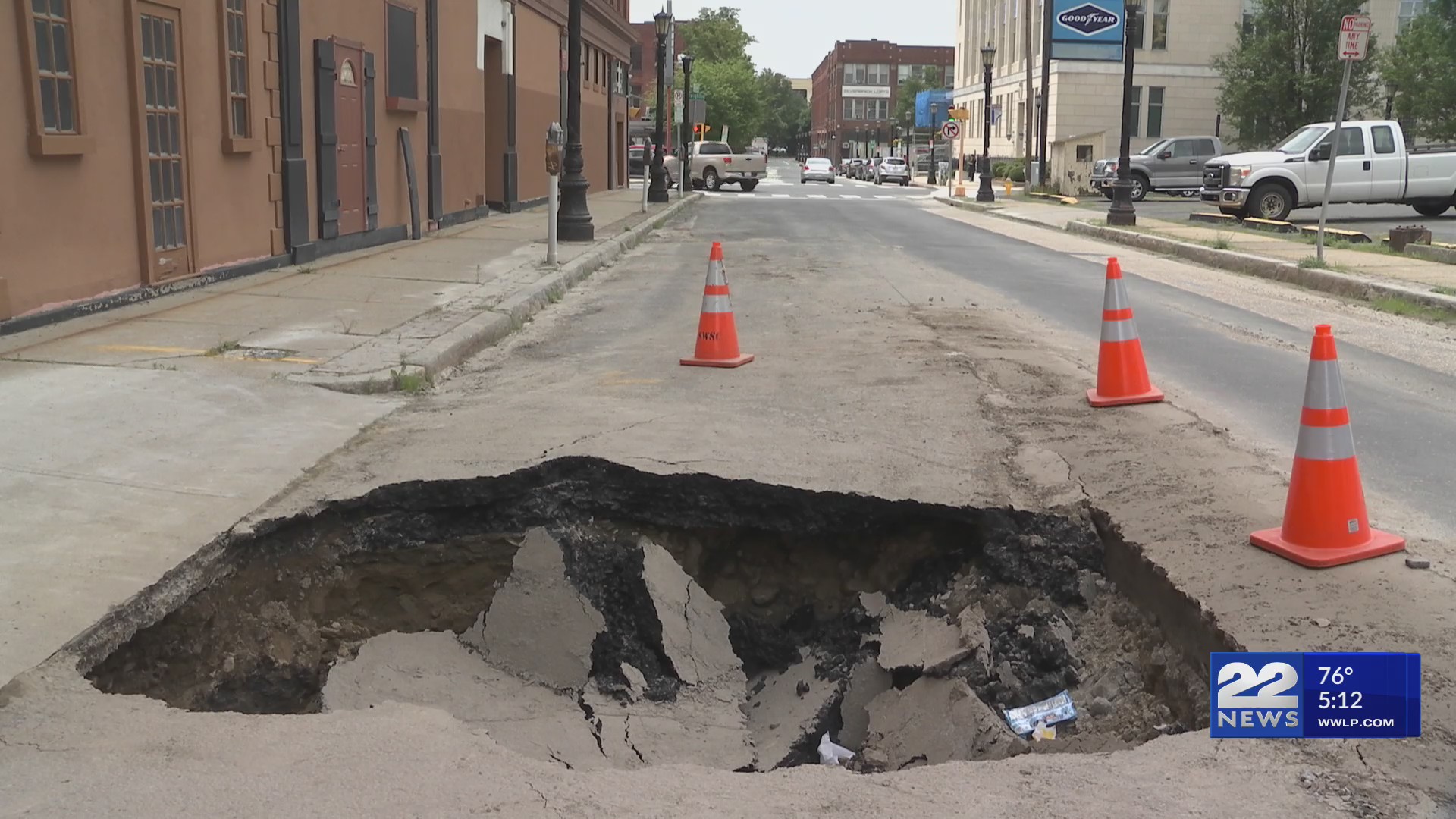 Assessment underway for Taylor Street sinkhole repairs in Springfield
