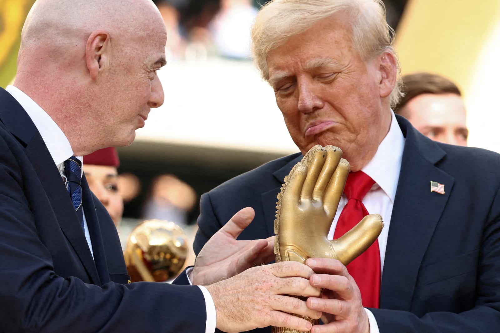 ‘Beyond parody’: Trump roasted for taking home FIFA trophy as team gets ...