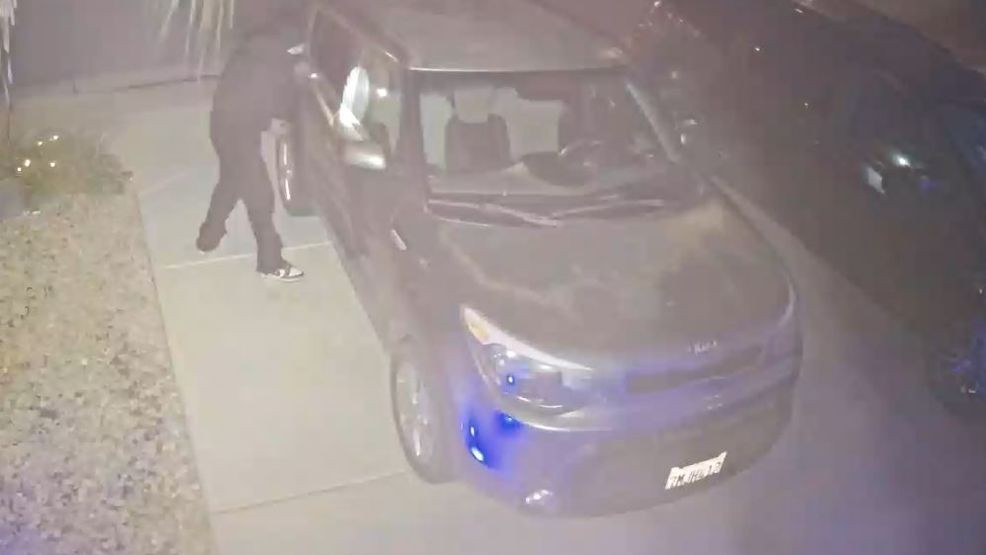 CAUGHT ON CAMERA: Thief caught stealing a 2015 Gray Kia Soul