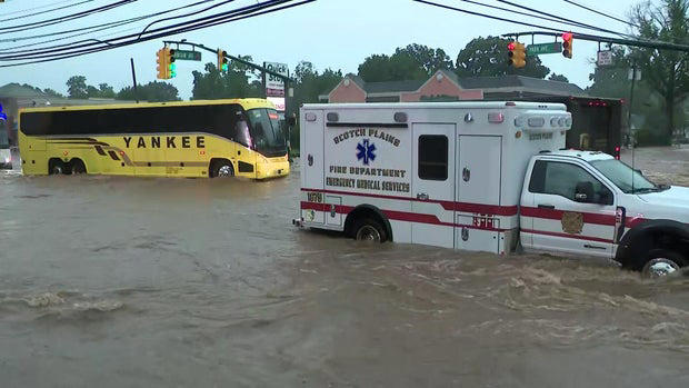 Photos show flash flooding damage in New York City-area storms