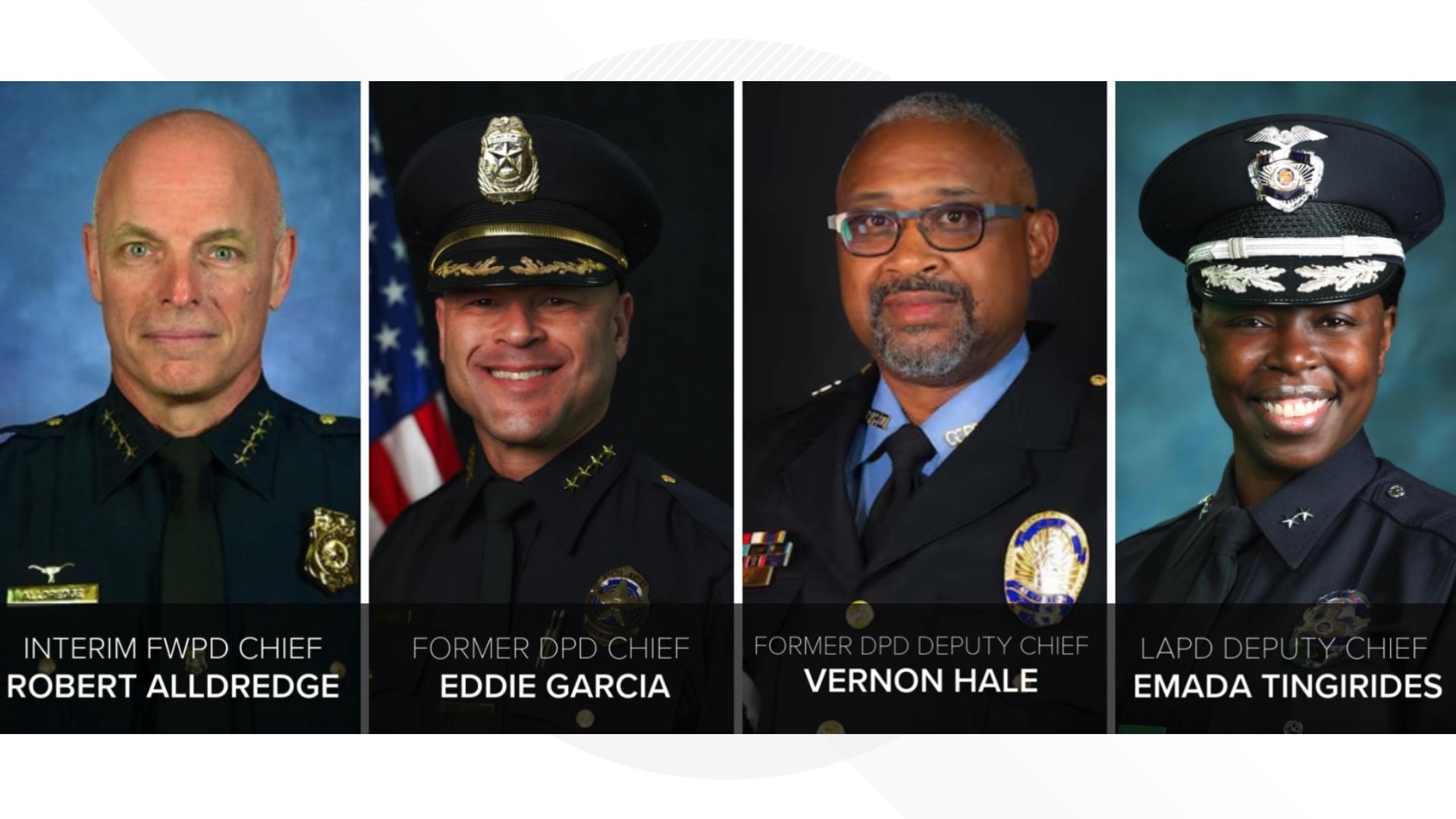 A search firm has named its finalists for Fort Worth's open police ...