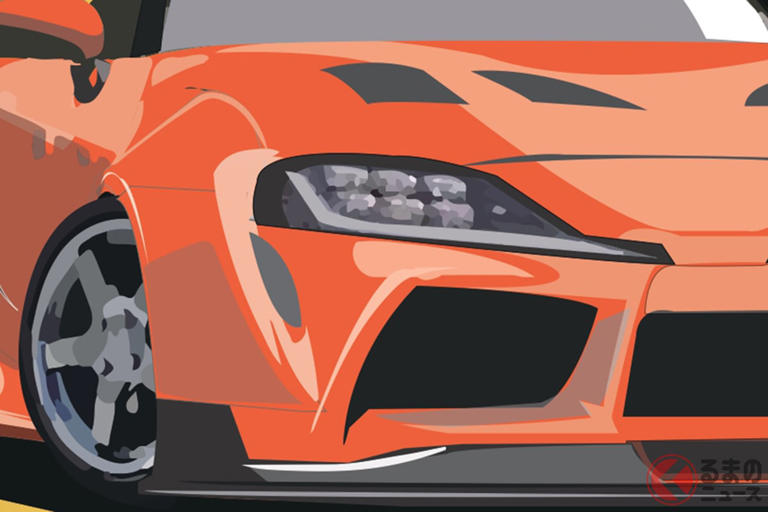 斬新「小さなスープラ」発表！ ほぼ“軽サイズ”ボディ＆「ホンモノ志向」デザイン採用！ まるで“映画仕様”のフルエアロ装備！ ド迫力なNATS ...