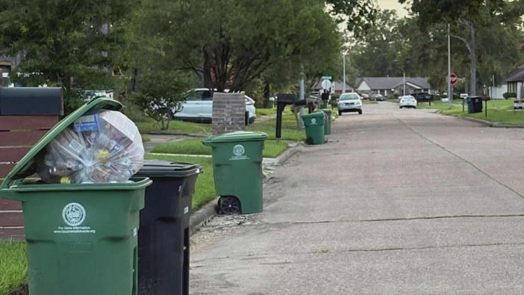 Houston mayor unveils plan to tackle city's recycling backlog with ...