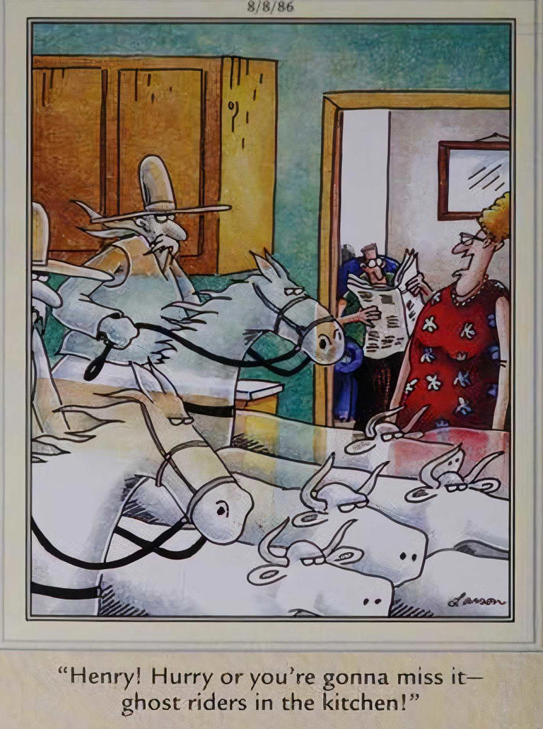 10 Funniest Far Side Comics That Reinvent The Meanings Of Classic Songs