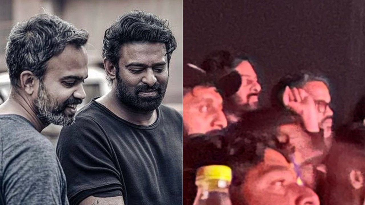 Prabhas watches Brad Pitt's F1 with bestie Prashanth Neel, fans spot ...