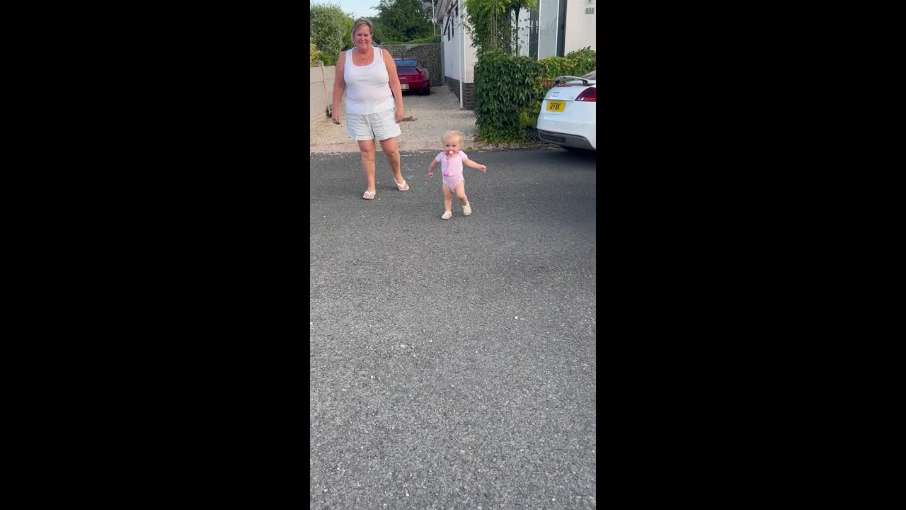 Toddler's squeaky sandals steal the show in viral TikTok