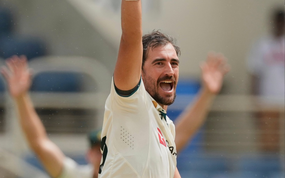 [Watch] WI vs AUS 2025: Mitchell Starc rocks West Indies with triple ...
