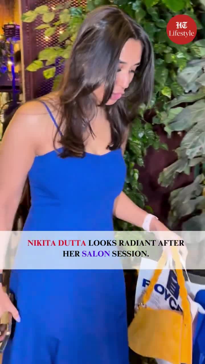 Nikita Dutta looks radiant after her salon session
