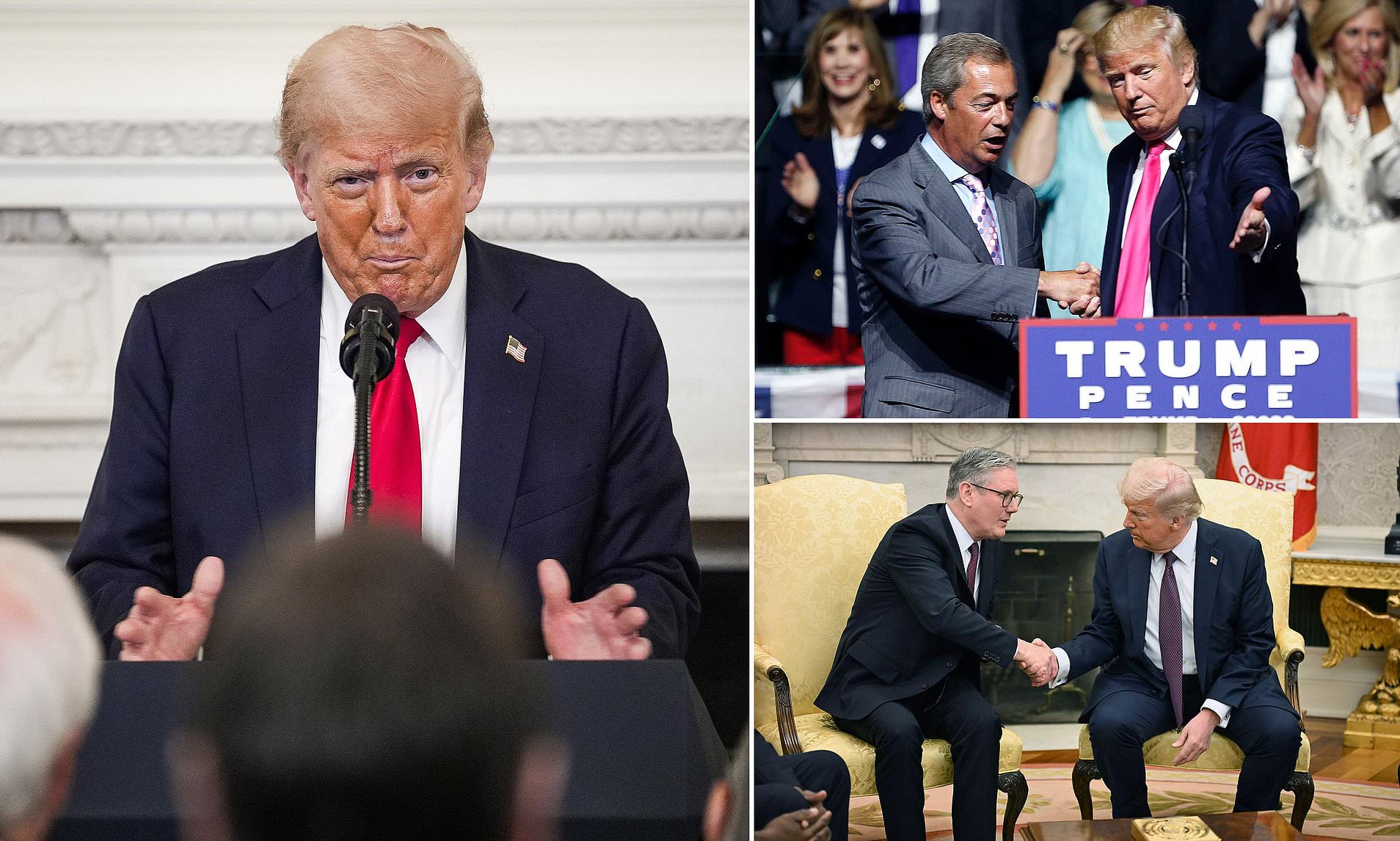 Donald Trump hits out at 'sloppy' Brexit process but says it is getting ...