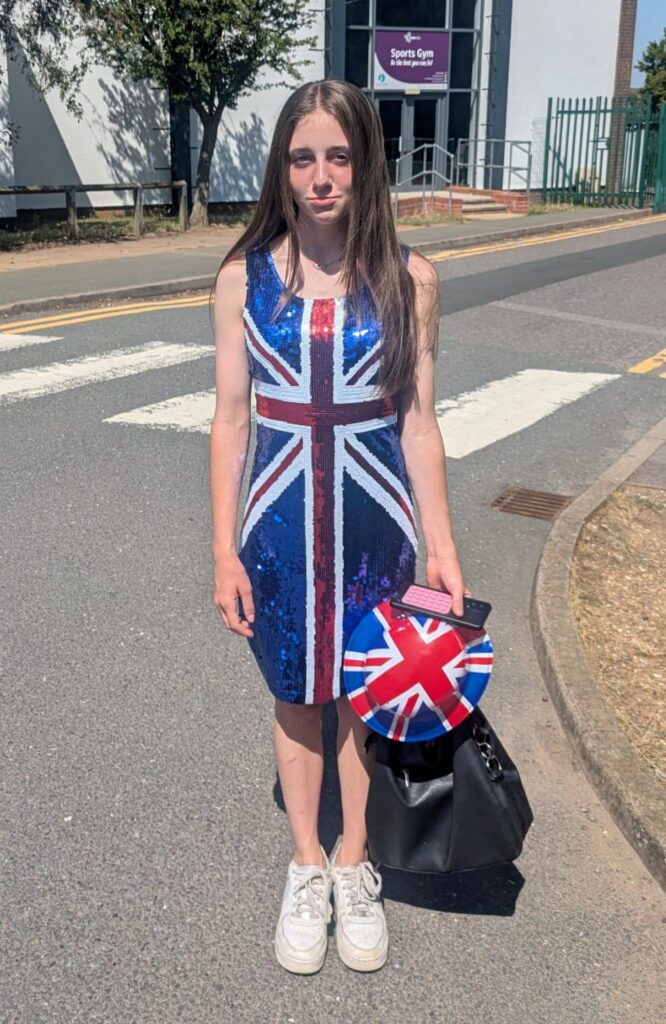 Girl, 12, isolated for wearing union flag dress on culture day