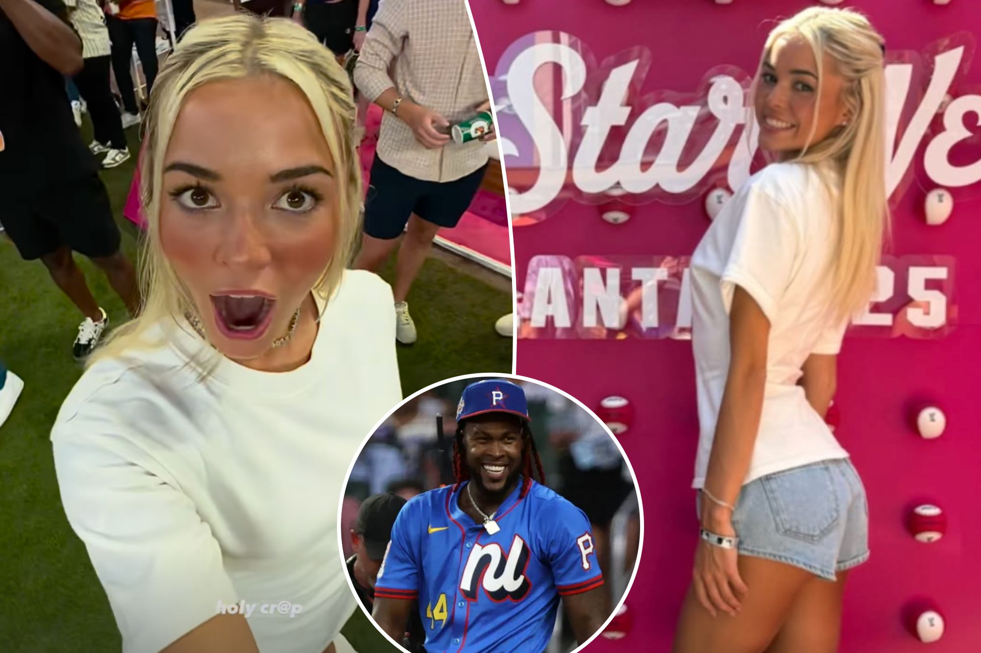 Livvy Dunne’s ‘holy crap’ reaction to Oneil Cruz’s Home Run Derby bombs