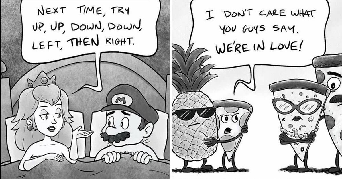 45 Hilarious Single-Panel Comics From The Hilarious Duo Known As “Quickies”
